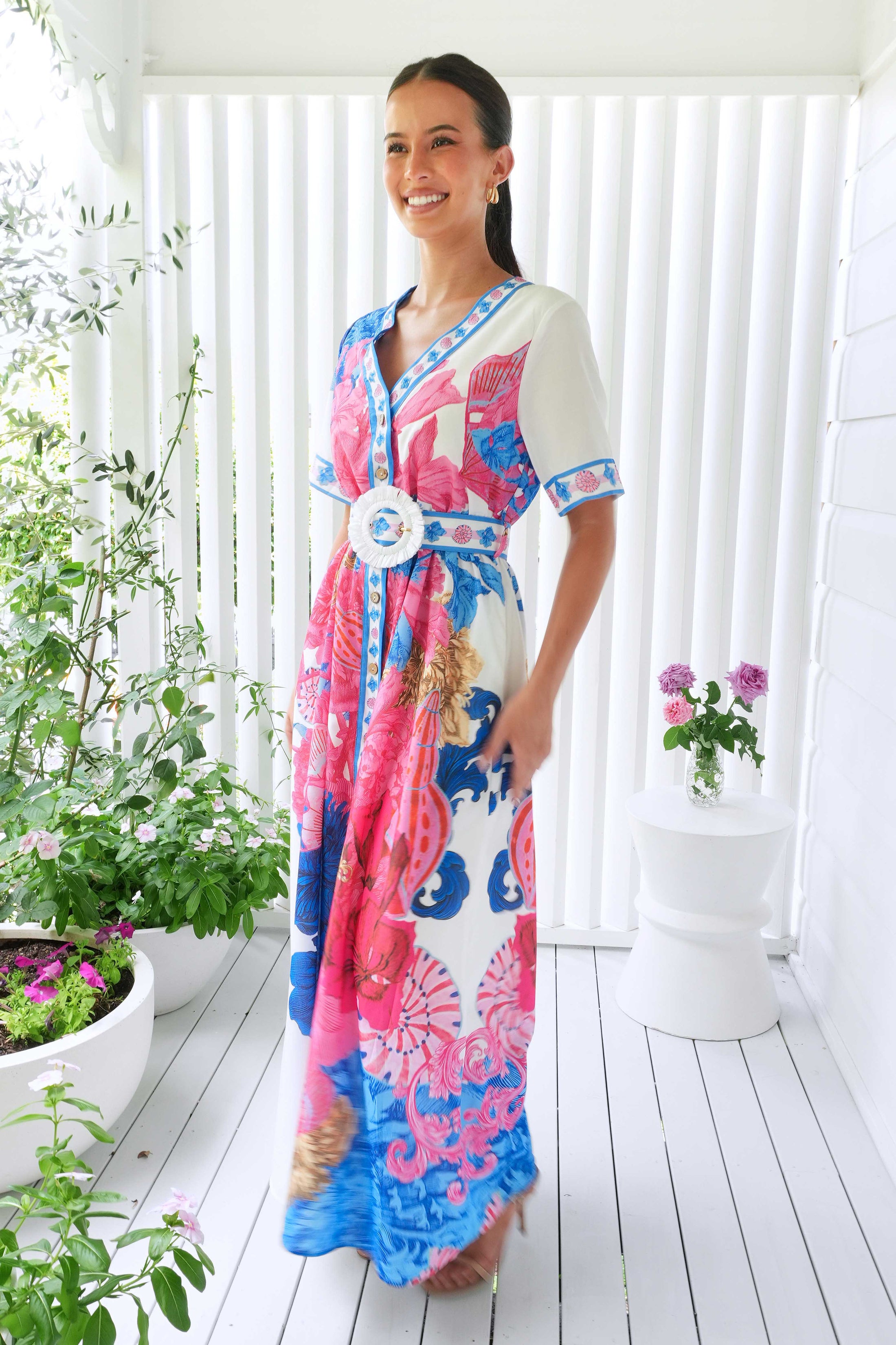 Shell Cove Maxi Dress - SALE – minnie + MAXXIE